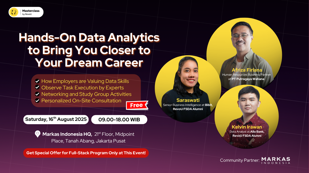 Offline Masterclass by RevoU | Hands-On Data Analytics to Bring You Closer to Your Dream Career